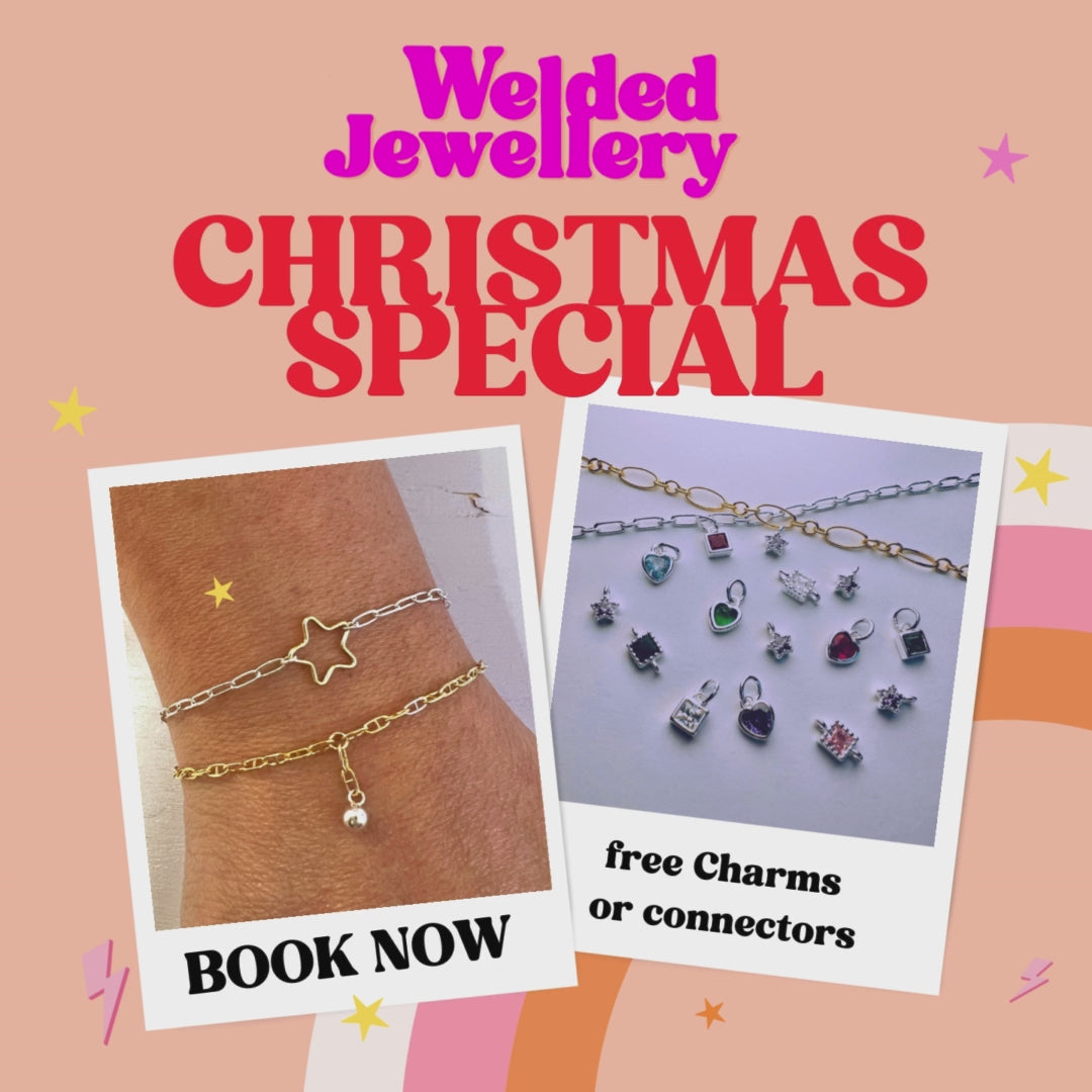Welded Jewellery Bracelet / Anklet – Glitter & Mud